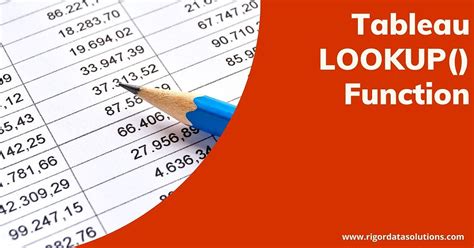 tableau lookup function