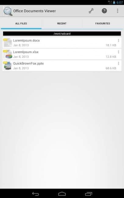 Sponsored App Review Office Documents Viewer