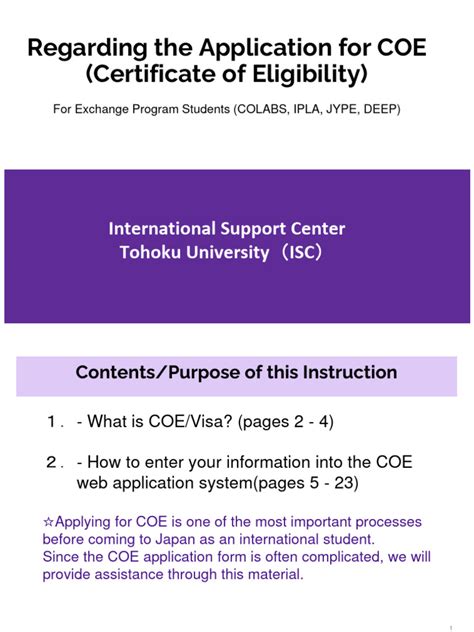 Application For Coe 2024s Pdf Travel Visa Email Spam