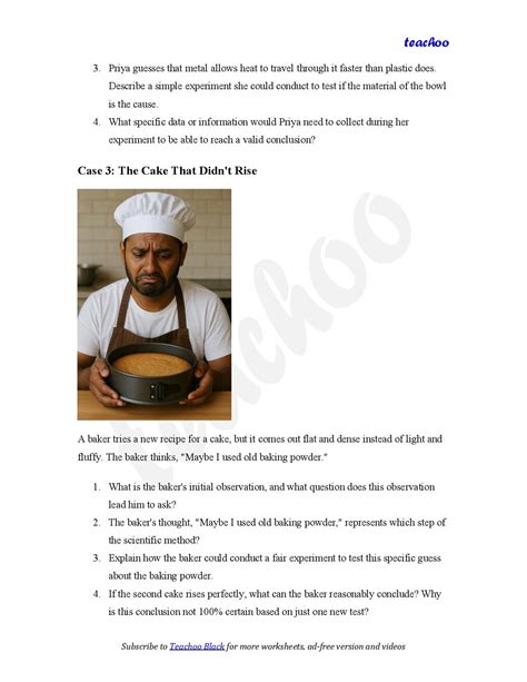 Chapter 1 Class 6 Science Case Based Questions Worksheet PDF