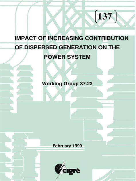 Impact Of Increasing Contribution Of Dispersed Generation On The Power System Pdf Fuel Cell
