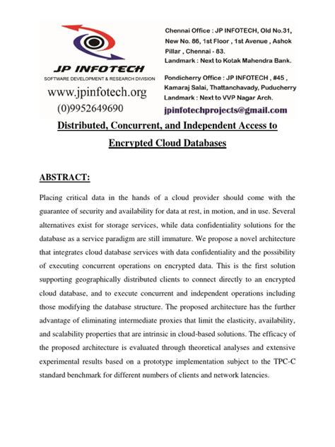 Distributed Concurrent And Independent Access To Encrypted Cloud