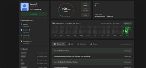 Vasanth S On Linkedin Codingjourney Problemsolving Leetcode