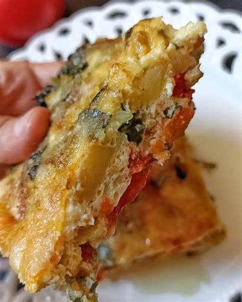 Бърза фритата на фурна със спанак червени чушки и тиквички Блоговодител пътеводител в