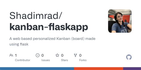 GitHub Shadimrad Kanban Flaskapp A Web Based Personalized Kanban