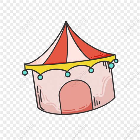 플랫 핑크 일러스트 하우스 행복했어 서커스 테두리 Png 일러스트 무료 다운로드 Lovepik