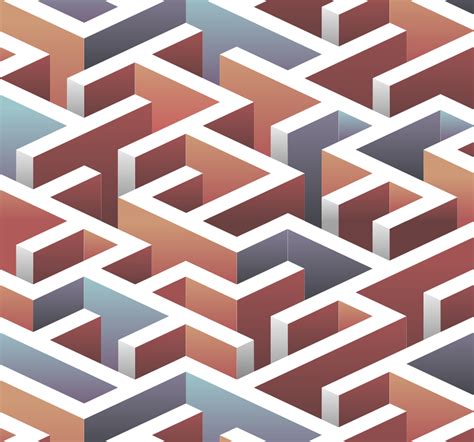 기하학적 벽지 연동 패턴