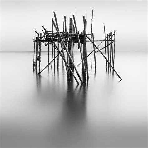 Premium Photo Metallic Structure In Sea Against Sky