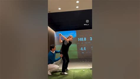 여자가 7번 150미터🔥🔥🔥 스윙모델조c 골프 Golf 골프레슨 골프선수 골프스윙 프로골퍼 Golfswing 골린이 비거리 아이언스윙 드라이버스윙