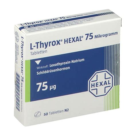 L Thyrox® Hexal® 75 µg 50 St Mit Dem E Rezept Kaufen Shop Apotheke