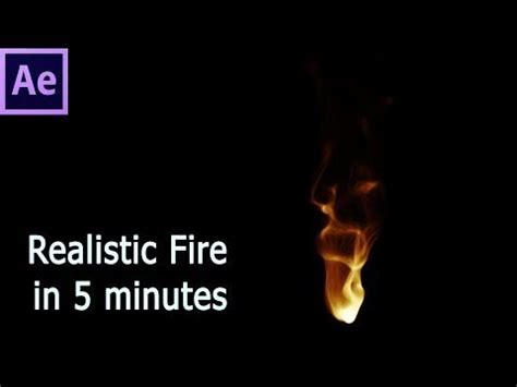 After Effects Tutorial Create Realistic Fire With Trapcode Particular YouTube After