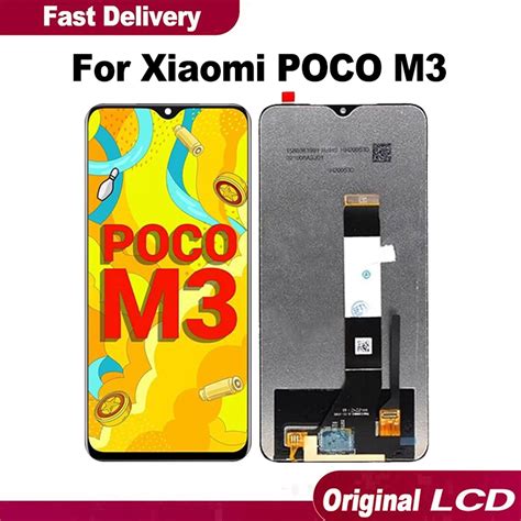Xiaomi Lcd Poco M Digital Touch Screen Display Frame Assembly For Replacement Shopee Philippines