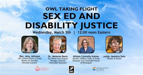 Owl Taking Flight Sex Ed And Disability Justice United Church Of Christ Owl Taking Flight