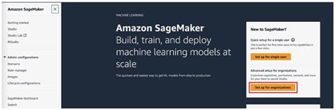 Amazon Sagemaker Simplifies Setting Up Sagemaker Domain For Enterprises