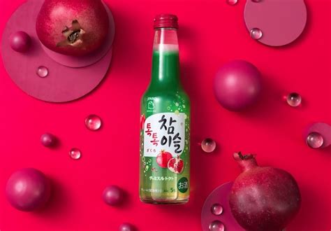 하이트진로 日서 참이슬톡톡 석류 론칭…과일리큐어 열풍 잇는다