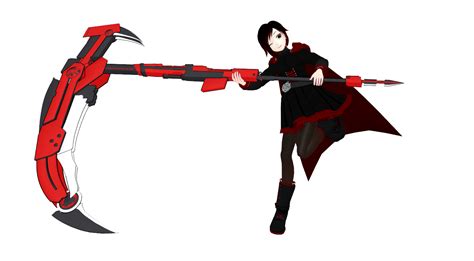 Mmd Rwby Ruby Rose Render 3 By Mirai Digi On Deviantart