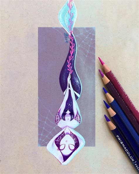 Laurine Artist On Instagram Day Marvel I Wanted To Draw A New Character From The Marvel