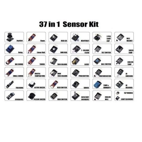 Arduino Kit Med 37 Sensormoduler Sensor Modules Kit For Arduino