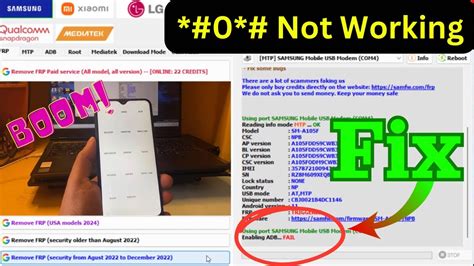 Samsung Frp Tool Enable Adb Failed Fix 2024 Youtube
