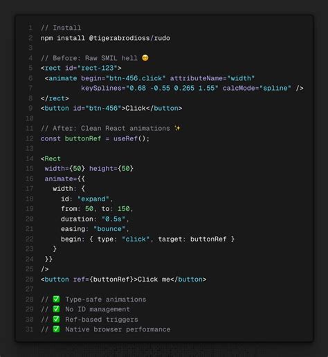 I Made Another Animation Library For React Rudo Tiger Abrodi