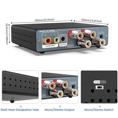 AIYIMA A07 MAX 300Wx2 Hi-Fi Integrated Amplifier | AIYIMA Singapore