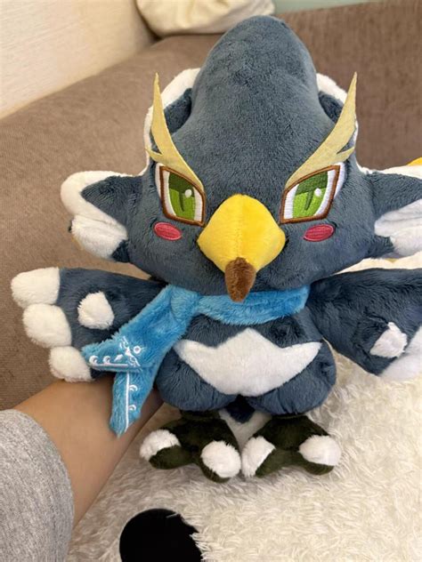 Revali Plush Toy Zelda Botw Inspired Soft Stuffed Bird Doll Cute