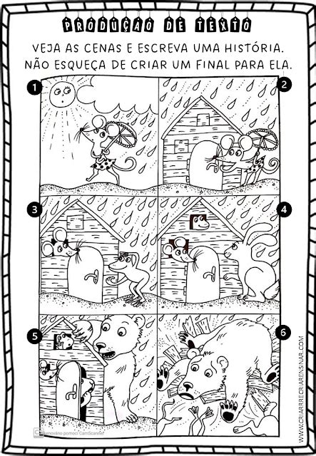 ProduÇÃo De Texto SequÊncia De Cenas Produção De Texto Atividades