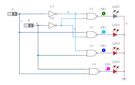 ELEC 130 Week 8 Lab Decoder Circuits Multisim Live