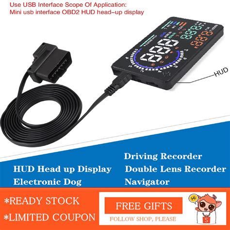 Ready Stock Nearbeauty 180cm Car OBD II OBD2 EOBD 16pin Diagnostic Extension Adapter To Mini