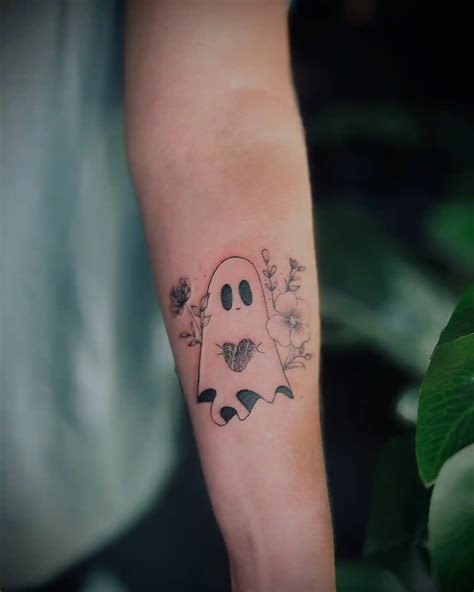 52 Adorable Ghost Tattoo Ideas Youll Absolutely Love Tattoo Imprints