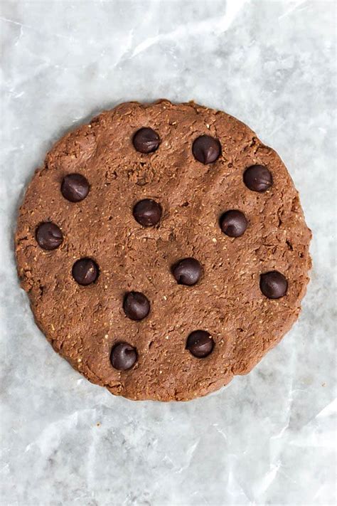 Huge Chocolate Protein Cookie For One Vegan And Gluten Free