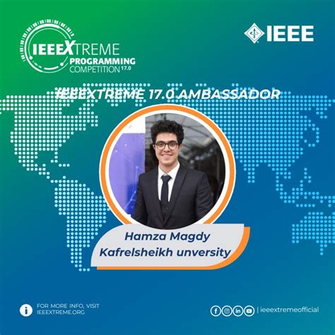 Hamza Magdy On Linkedin Ieeextreme Ieeeksb Ieee