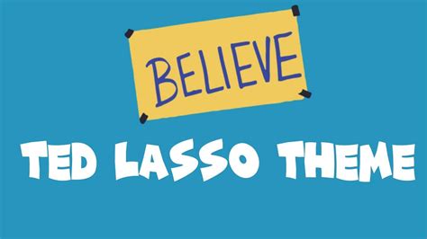 Ted Lasso Theme Marcus Mumford And Tom Howe Lyrics Youtube