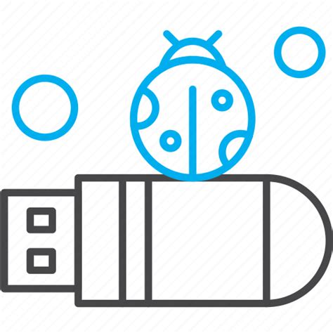 Bug Crime Hacker Security Usb Virus Icon Download On Iconfinder