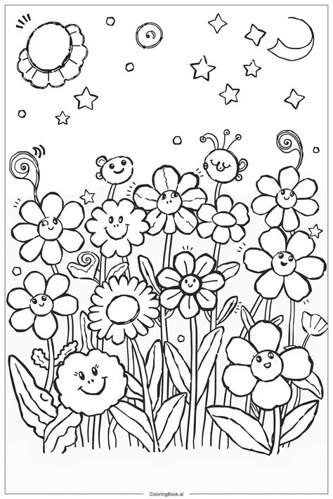 꽃 색칠공부 78장 무료 Pdf・png 출력