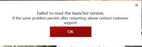Failed To Read The Launcher Version R Blackdesertonline