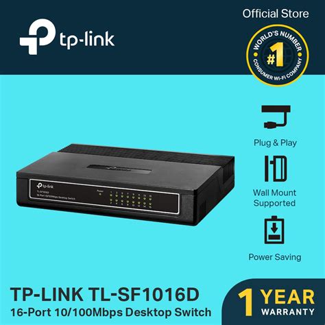 Tp Link Tl Sf D Port Mbps Network Ethernet Switch Hub Shopee Philippines