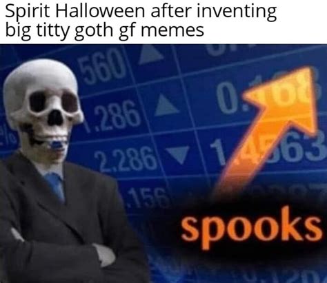 Spirit Halloween After Inventing Big Titty Goth Gf Memes Spooks Ifunny