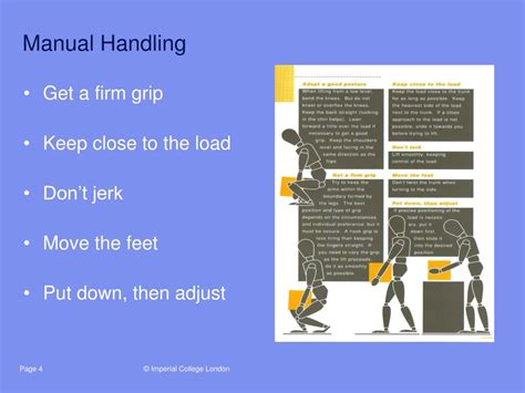 PPT Manual Handling PowerPoint Presentation Free Download ID