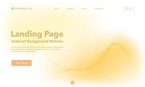 방문 페이지 추상 웨이브 배경 웹 사이트 웹 사이트 또는 앱용 템플릿입니다 현대적인 디자인 추상 벡터 스타일 개념에 대한 스톡 벡터 아트 및 기타 이미지 Istock