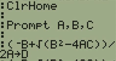 Coding On A Ti 8383 Calculator Album On Imgur