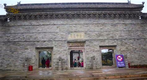 林峰 秀丽的颍上明清苑管仲老街尤家花园秋景 淮南图片网