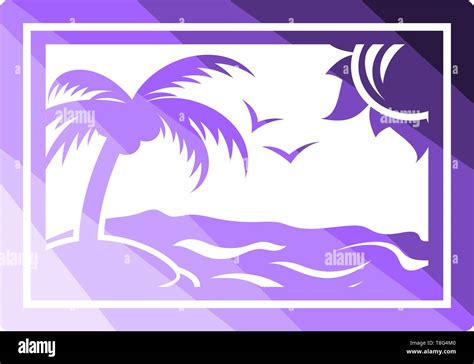 Landscape Art Icon Flat Color Ladder Design Vector Illustration Stock Vector Image And Art Alamy