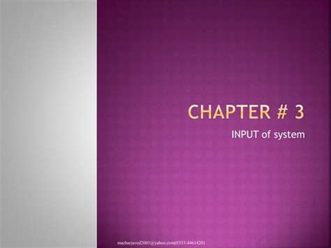 Input And Output Devices Pptx