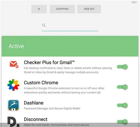 Custom Chrome A Material Design Chrome Extension To Manage Chrome Extensions