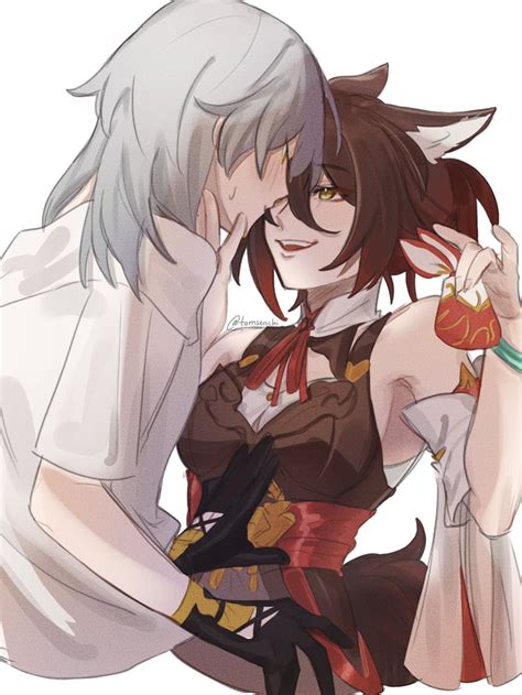 Trailblazer Stelle And Tingyun Honkai And More Drawn By Tomseachi Danbooru