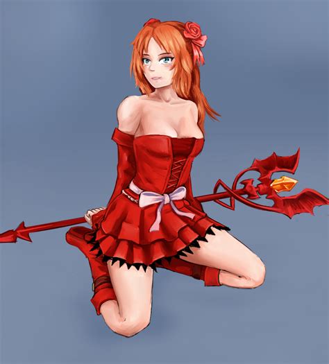 Rule 34 Arms Behind Back Blue Eyes Breasts Epic Battle Fantasy