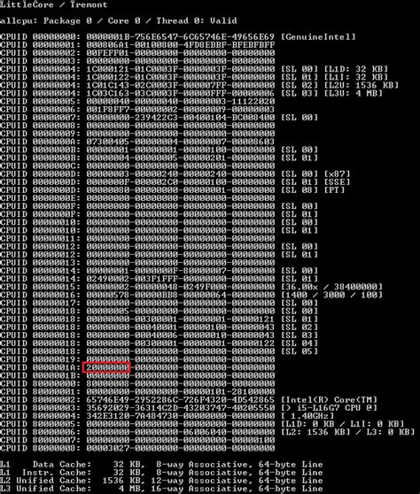 Instlatx64 On Twitter 5 Core Intel Core I5 L16g7 Lakefield 806a1 Cpuid Dump Added