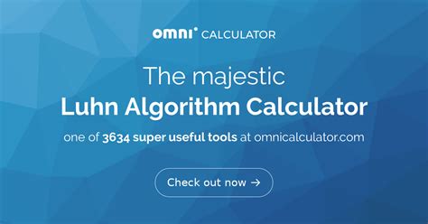 Luhn Algorithm Calculator