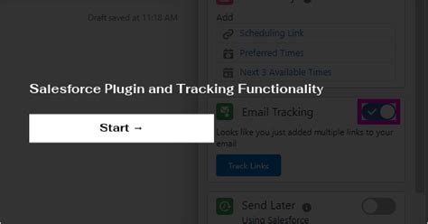 Salesforce Plugin And Tracking Functionality